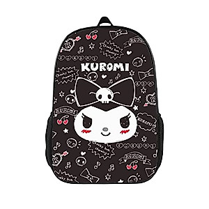 Kawaii Backpack For Girls Women Cute Cartoon Casual Bag 17 Inch Lightweight Multipurpose Travel Laptop Backpack