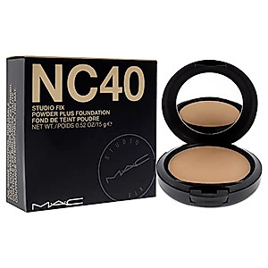 MAC Studio Fix Powder Plus Foundation for Women, NC40, 0.52 Ounce