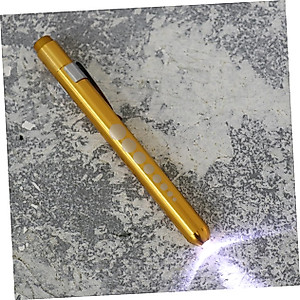 MUCKLILY Accessories Pen Torch LED Pen Rechargeable Pen Light Medical Cases Cute Props Yellow