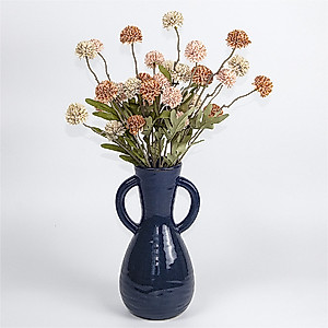 Banllis Artificial Flowers, Fake Flower Faux Plastic Dandelion for Home Decor DIY Wedding Kitchen Garden, Crown, Party, Hotel, Table - 6pcs