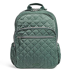 Vera Bradley Womens Performance Twill Xl Campus Backpack Bookbag, Olive Leaf, One Size US