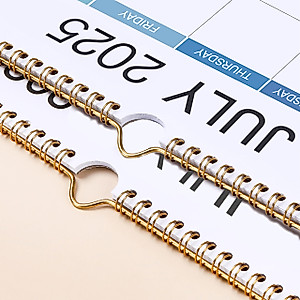 2025-2026 Wall Calendar - Jul 2025 - Dec 2026, 18 Monthly Hanging Calendar 2025-2026 Planner, 15" x 11.5", Spiral Binding, Yearly Overview, Holidays, Large Blocks, Perfect Organizer for Home & Office