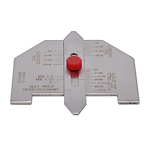 GZTIGWELD Automatic Weld Size Gauge Butt & Fillet Weld Welding Gauge Inch Stainless Steel