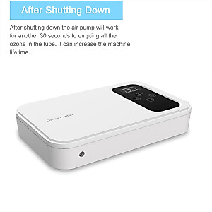 WSTA Portable Ozone Machine Generator,800mg/h Multipurpose Ozone Machine for Air,Water,Food,Home,Office,Hunting (White)