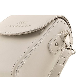 Mega Gear MG1416 Canon PowerShot G7 X Mark II, G7 X Leather Camera Case with Strap, White