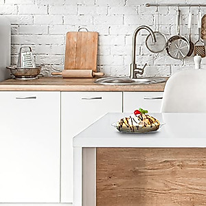 MT Products 12 oz. Clear Plastic Disposable Banana Split Boats/Perfect Size/Great Party Dish (30 Pieces) - Made in The USA