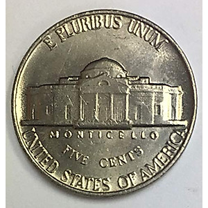 1964 P Jefferson Nickel Five-Cent Piece BU