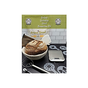 Duzzani Banneton Bread Proofing Basket, Sourdough Starter Kit, Bread Making Kit, sourdough bread, Sourdough Kit, Including a Digital Scale