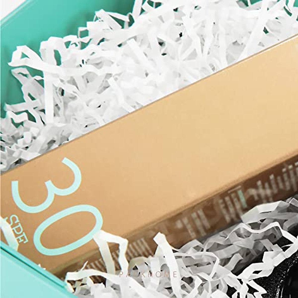 PACKHOME Gift Box 9x6.5x3.8 Inches, Bridesmaid Box, Rectangle Collapsible Box with Magnetic Lid for Gift Packaging (Matte Turquoise, Grain Texture)