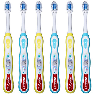 Colgate My First Baby Toothbrush, Extra Soft, (Colors Vary) - Pack of 6