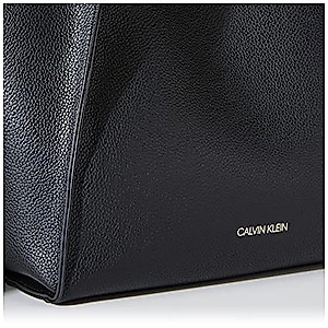 Calvin Klein Shelly Rocky Road Novelty Large Tote, Black/Gold