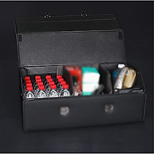 Heavy Car Trunk Storage Box Waterproof Foldable Car Storage Bag Leather Finishing Box Organizer Trunk Stowing