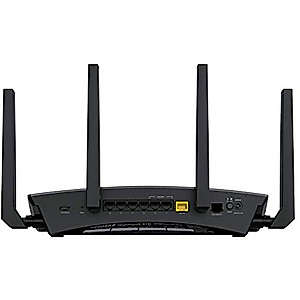NETGEAR Nighthawk X10 AD7200 802.11ac/ad Quad-Stream WiFi Router, 1.7GHz Quad-core Processor, Plex Media Server, Compatible with Amazon Alexa (R9000) (Renewed)