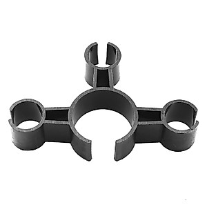 ZRM&E Three Holes Champagne Bottle Sparkler 6PCS Champagne Bottle Clips with Three Holes for Bottle Service,Triple Holder Wine Bottle Candle Safety Clips