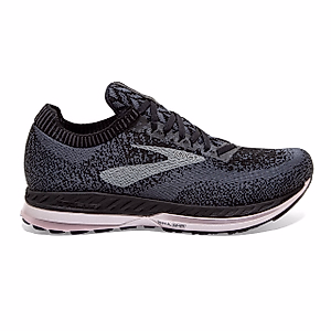 Brooks Womens Bedlam Running Shoe - Black/Black/Rose - B - 11.0