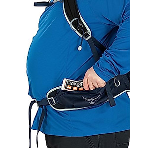 Osprey Talon 22L Men's Hiking Backpack with Hipbelt, Ceramic Blue, L/XL, Extended Fit