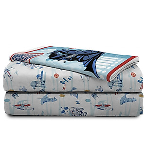 Jay Franco Star Wars Empire Strikes Back 40th Anniversary Twin XL Sheet Set - 3 Piece Set Super Soft and Cozy Kid’s Bedding Features Darth Vader - Fade Resistant Microfiber Sheets