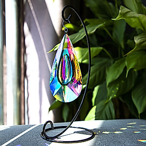 120mm Crystal Prism Suncatcher Window Hanging Sun Catchers AB Colored Crystals Faceted Prism Rainbow Maker Pendant