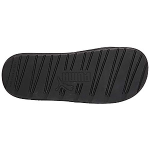 PUMA womens Cool Cat Sport Slide Sandal, Black, 8 US