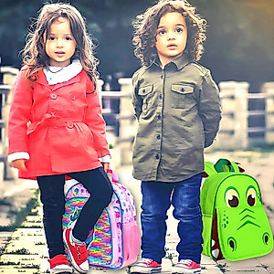 gxtvo Toddler Backpack for Girls, Unicorn Sequin Preschool Bookbag, 12" Cute Cartoon Animal School Bag