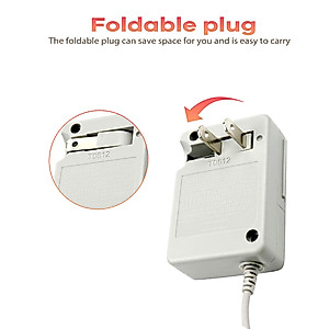 3DS Charger Bundle, 1 Pack Charger and 4 Pack Stylus Pen for Nintendo 3DS