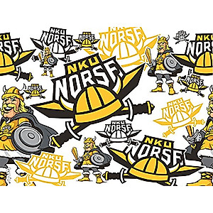 Tervis Northern Kentucky Norse All Over Tumbler with Wrap and Black Lid 24oz, Clear