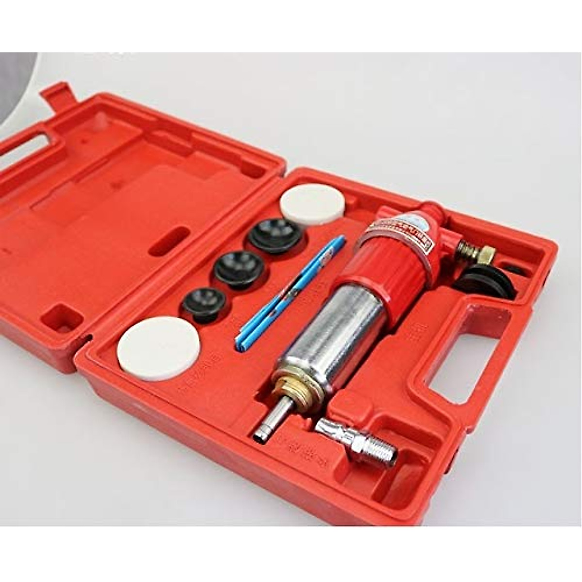 Repair Tool Car Air Operated Valve Lapper Automotive Engine Valve Pneumatic Grinding Polish Burnish Machine Valve Seat Lapping Kit Grinder - (Color: 8Pcs-1Set-In Box)