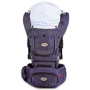 ISEE Ergonomic Baby Carrier, Comfortable Hip Seat and Design for Happy Babies and Parents