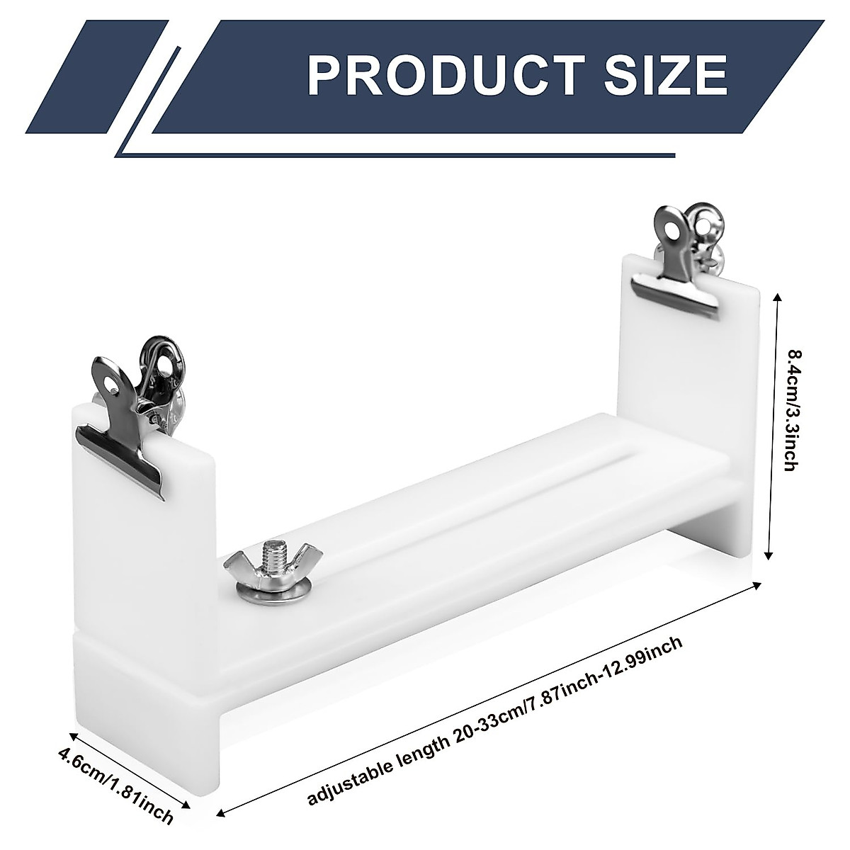 PEUTIER Bracelet Jig, Adjustable Paracord Bracelets Kit U Shape Bracelet Maker Holder Wristband Maker with 2 Clips for Paracord Weaving DIY Craft Hand Bracelet Braiding Tools, Fall Resistant