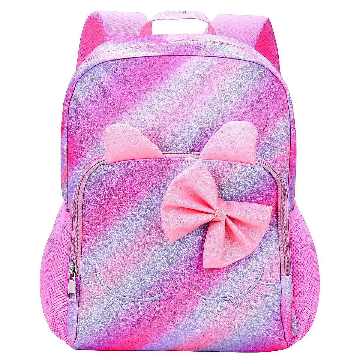 Gormlaith Backpack for Girls, Unicorn Rainbow Kids Backpack, Lightweight Cute Toddler School Backpack, Pink Book Bags for Girls, Kindergarten Preschool Backpack for Girls, Lunch Box Carry Bag