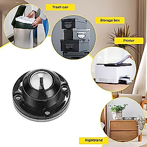 360° Rotation Without Blind Angle Swivel Small Caster Wheels - Upgrade Your Appliances with Self Adhesive Caster Wheels - Set of 4 Mini Wheels for Easy Movement and Maneuverability on Any Surface