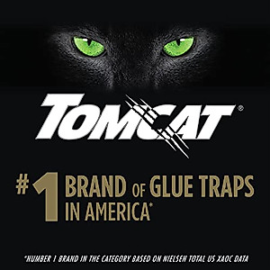 Tomcat Advanced Glue Trap System Rat Size Covered Glue Traps with 2 Reusable Covers and 4 Disposable Glue Traps