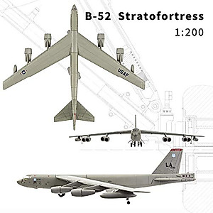 Lose Fun Park 1：200 Scale B-52 Military Airplane Model Diecast Planes Model Collection
