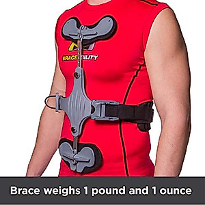 Thoracic Extension Spine Brace for Hyperextension Support, Osteoporosis, Kyphosis & Compression Fractures - Prevents unwanted Spine Flexion (One Size)