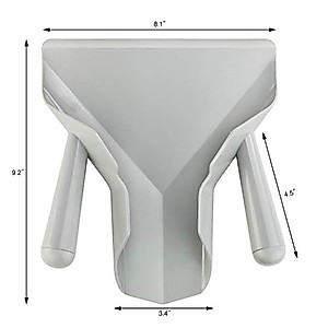 New Star Foodservice 37791 Polycarbonate Commercial French Fry Bagger with Dual Handle