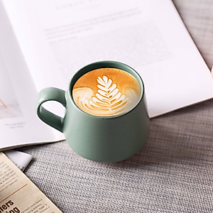 Cutiset 13 Ounce Multicolor Ceramic Coffee Mugs, Unique Glazed Microwave Safe and Oven Safe Coffee Mug,for Tea,Coffee and Hot Chocolate,Set of 4