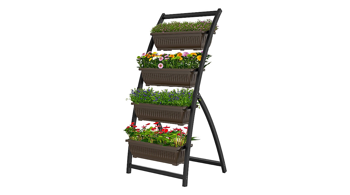 TOREVSIOR 6Ft Vertical Garden Planter for Indoor & Outdoor