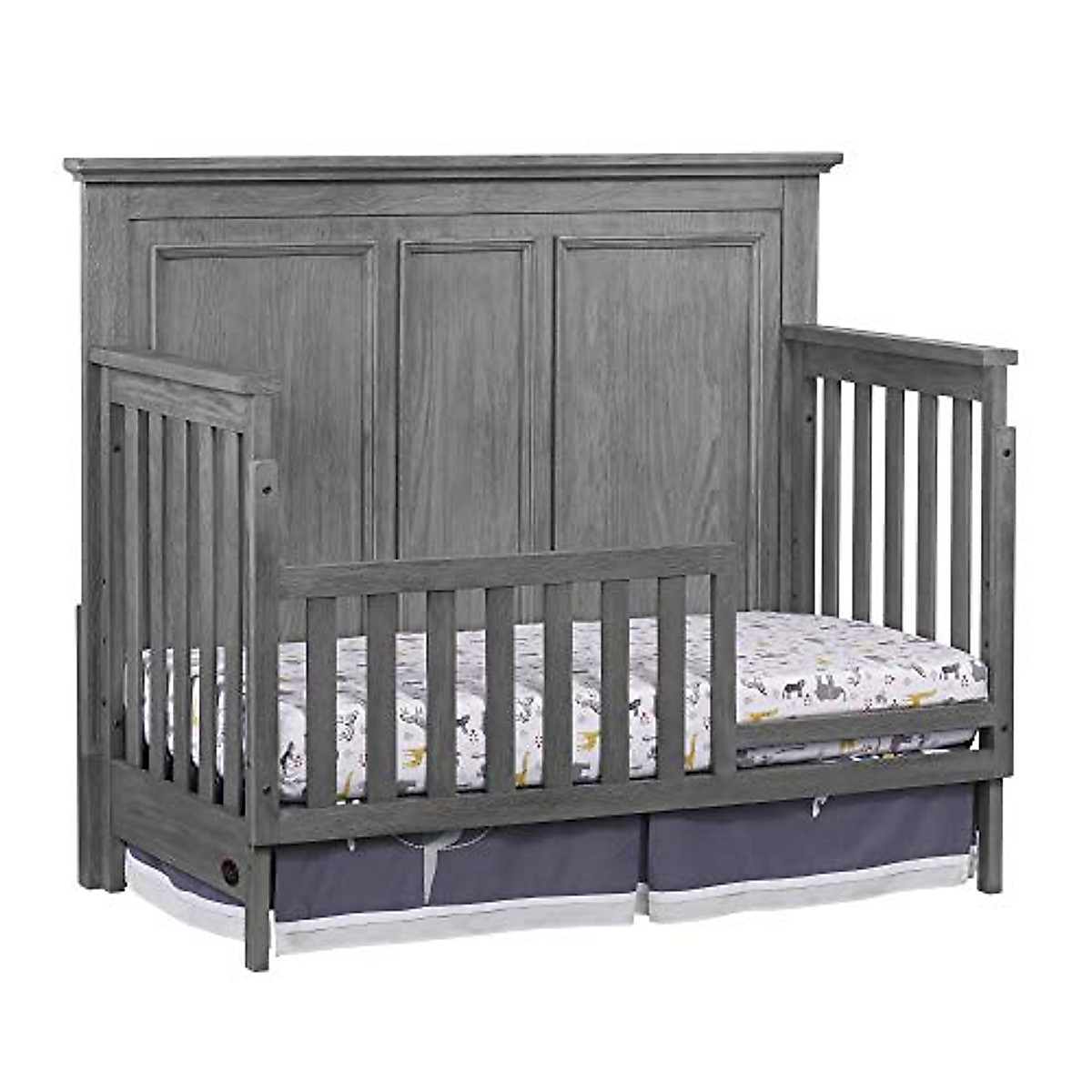 Oxford Baby Kenilworth 4-in-1 Convertible Crib, Graphite Gray, GreenGuard Gold Certified