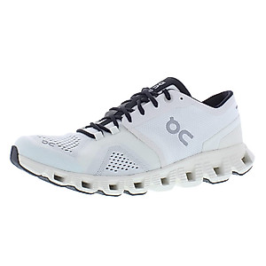 On Women's Cloud X Sneakers, White/Black, 8 Medium US