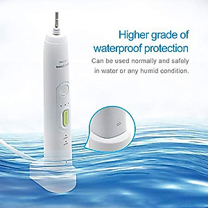 IBERLS Replacement HX6100 Charging Base Charger for Philips Sonicare HX6100 HX8910 HX8911, HX6000 Series Electric Toothbrushes; Fits Sonicare Airfloss, Airfloss Ultra Electric Flosser