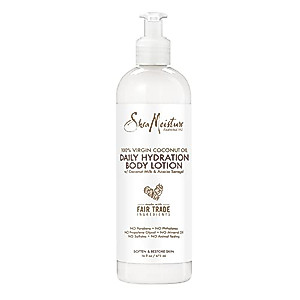 SheaMoisture Daily Hydration Body Lotion Moisturizer 100% Virgin Coconut Oil For All Skin Types Paraben Free 16 oz