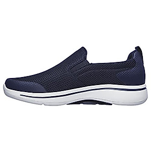 Skechers Men's Gowalk Arch Fit-Athletic Slip-On Casual Loafer Walking Shoe Sneaker, Navy/Grey, 9