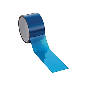 Caplugs SH-47948 1 Mil Thick Blue Polyester Tape - PC90-6000 Powder Coating, E-Coating, Anodizing and Other High-Temp Masking Applications - 6" x 72 yds, Blue (1 roll)