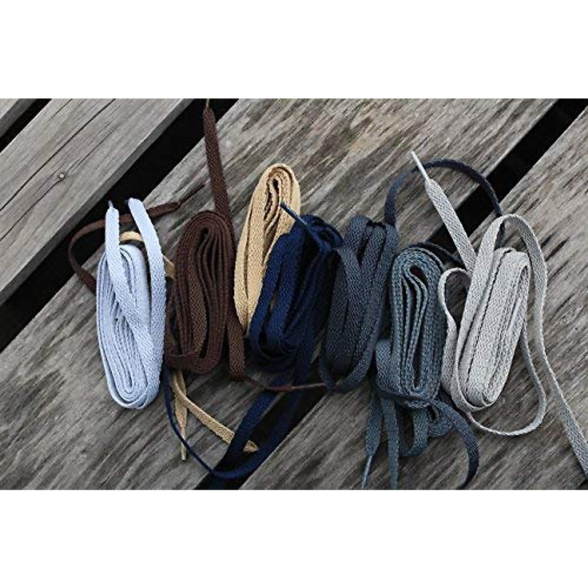 Mercury + Maia Flat Shoelaces for Sneakers - UltraVibe Athletic Shoe Strings - USA Made Shoe Laces (2 Pair) (72 inches, Royal Blue)