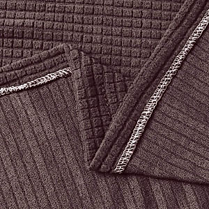 BESPORTBLE Chair Arm Protectors Sofa Armrest Cover Stretch Armchair Slipcover Protector Elastic Home Office Recliner Couch Cloth 2pcs (Dark Coffee)