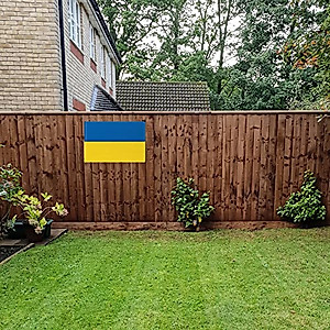 Besvalo Glory To Ukraine Flag, Ukrainian Victory Day Garden Flags, Double Sided National Flags Stand with Ukraine Banner Sign, Outdoor Yard Decorative Hanging Flag, 12x18 Inches
