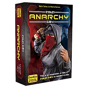 Indie Boards and Cards Coup Rebellion G54 Anarchy Game for 168 months to 12000 months