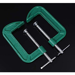 WOIWO 2 PCS Malleable G C Type Woodworking Clamp Manual Quick Fixing Clamp Clamp G Type Clamp C Type Clamp