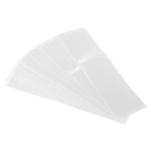 PATIKIL 155x40mm Perforated Shrink Bands, 250 Pack PVC Heat Shrink Wrap Band Fits Cap Diameter 3.74 to 3.82 Inch for Jars Cans, Clear