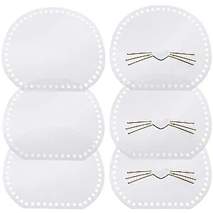 EXCEART Knitting Tools 1 Set Acrylic Bag Weaving Board with Cat Shape Panel Board Shaper for DIY Knitting Crochet Bag Handbag Purse Summer Bag Clear Women Bags Weaving Board